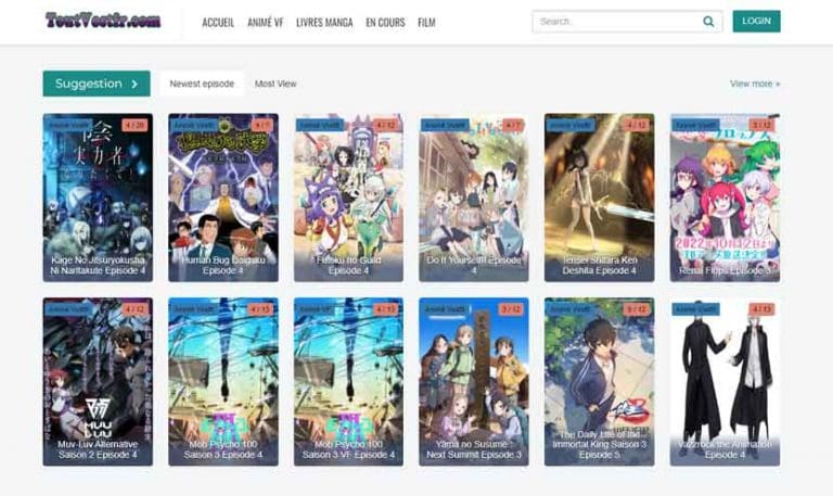 20 Meilleurs Sites d'Animes en Streaming en VF et VOSTFR