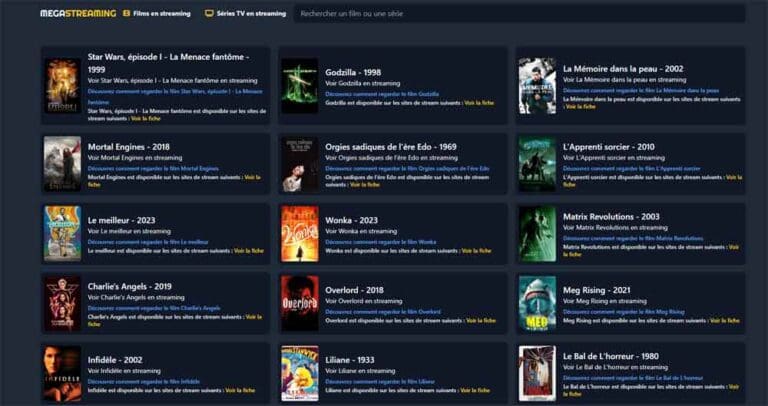 50 Meilleurs Sites Streaming Gratuit Films Séries VOSTFR 2025