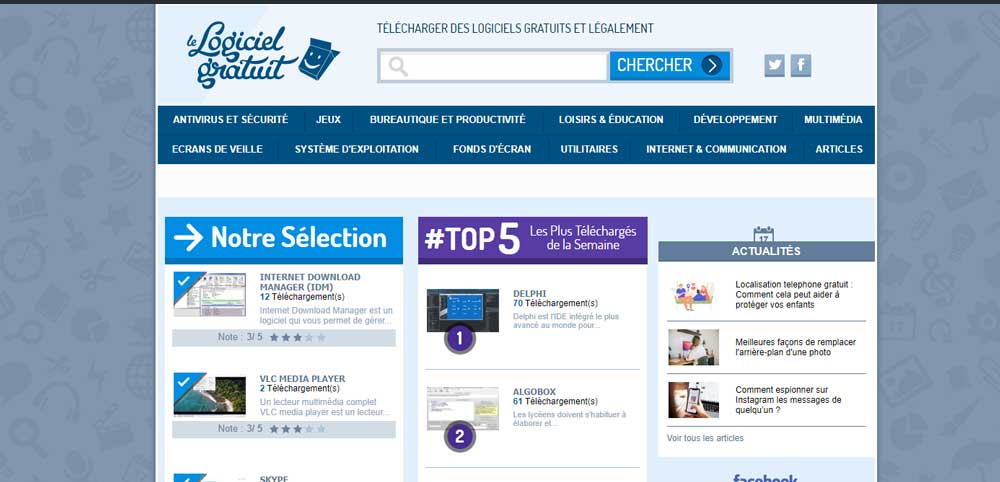 20 Sites pour Télécharger des Logiciels Gratuits Version Complète