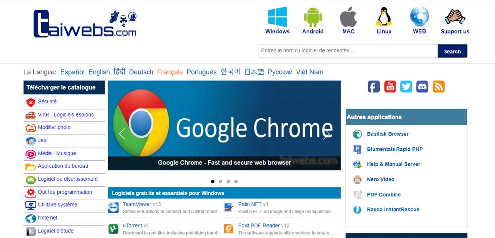 20 Sites pour Télécharger des Logiciels Gratuits Version Complète